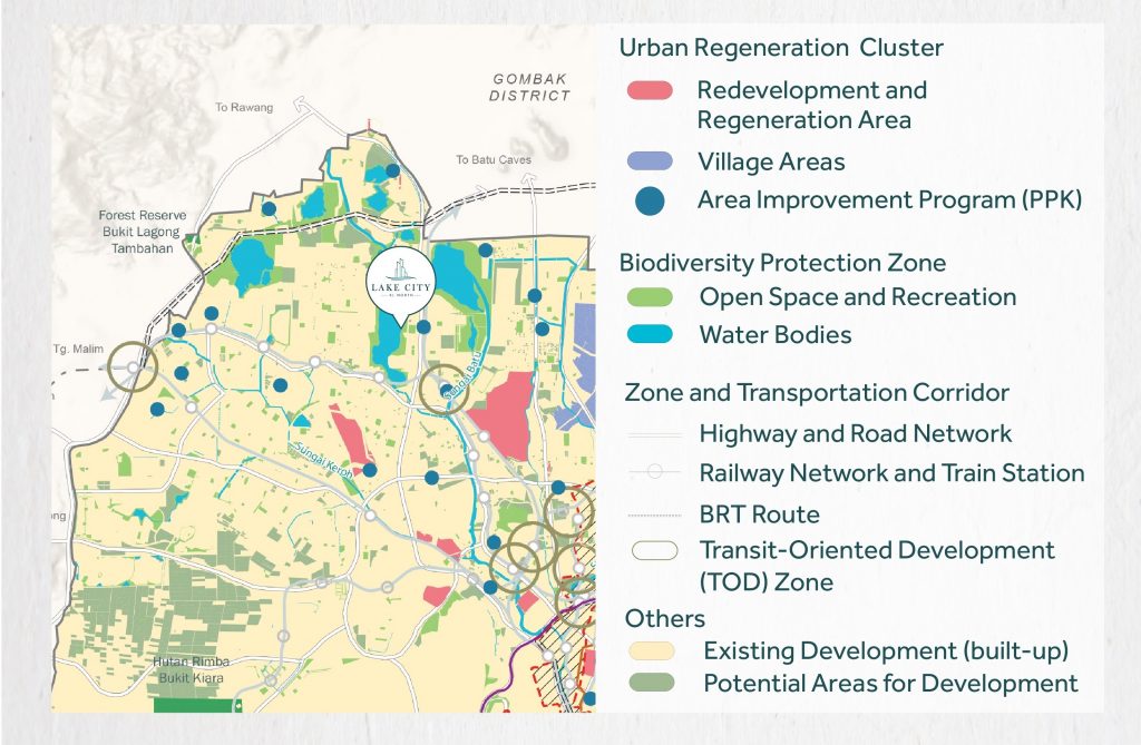2040 KL Structure Plan @ Lake City | Lake City Property Development